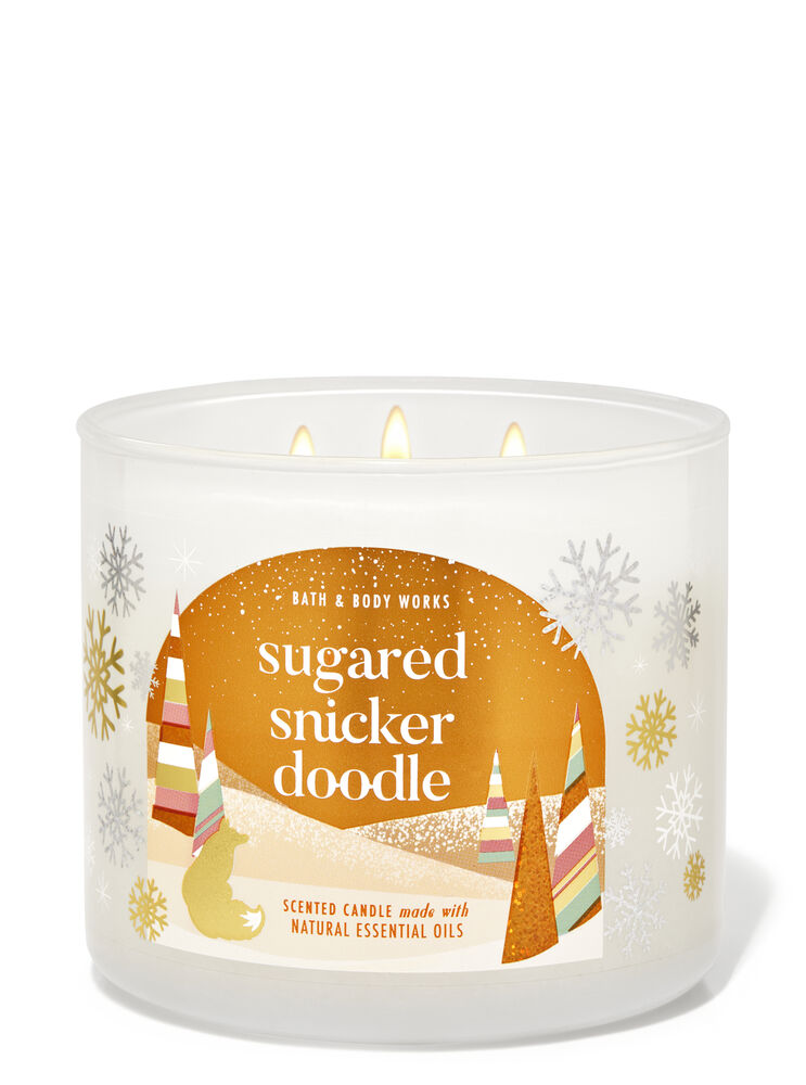 Buy Sugared Snickerdoodle 3-Wick Candle Online | Bath & Body Works Thailand