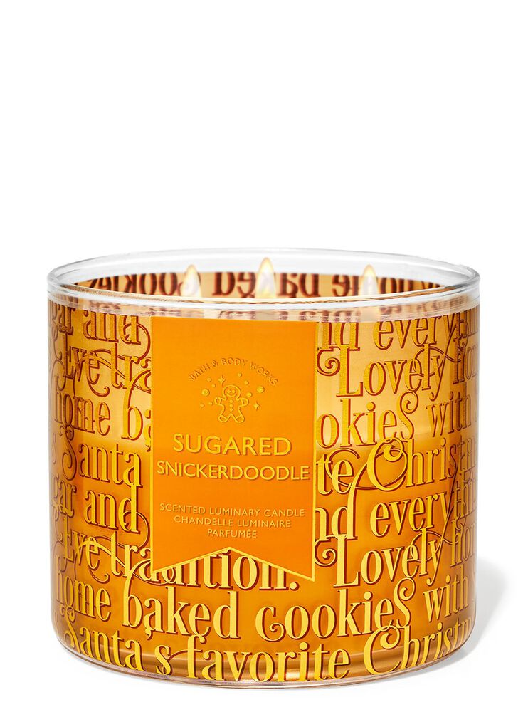 Buy Sugared Snickerdoodle 3-Wick Candle Online | Bath & Body Works Thailand