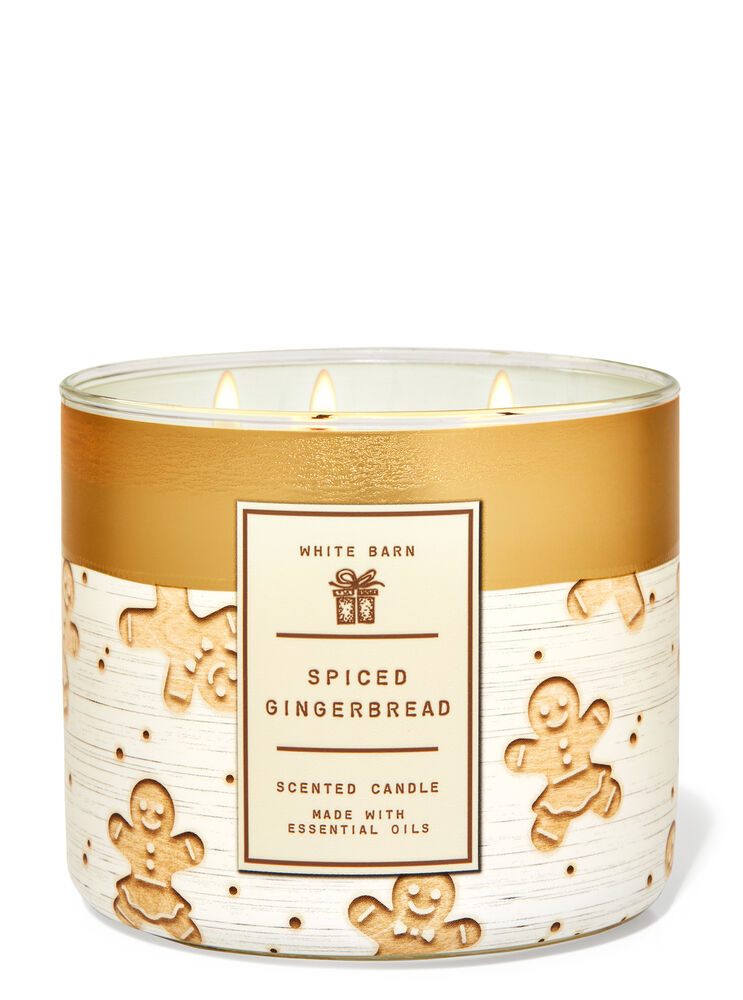 Buy Spiced Gingerbread 3-Wick Candle Online | Bath & Body Works Thailand