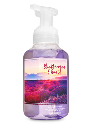 Shop Blackberries & Basil Gentle Foaming Hand Soap | TH Bath & Body Works