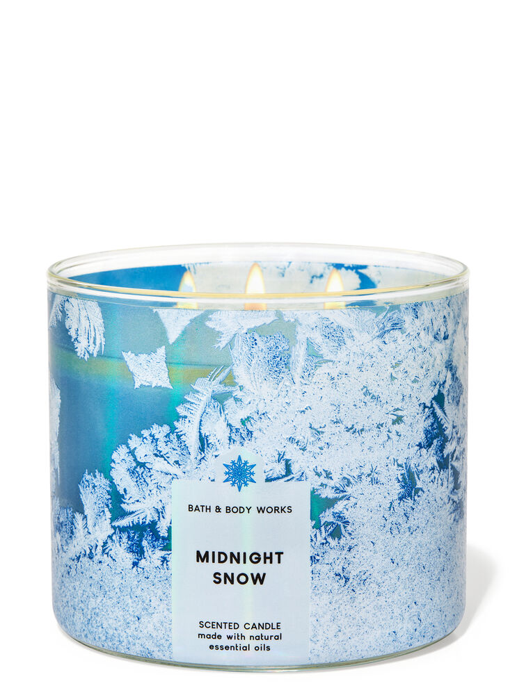 Buy Midnight Snow 3-Wick Candle Online | Bath & Body Works Thailand