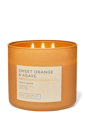 Buy Sweet Orange & Agave 3-Wick Candle Online | Bath & Body Works Thailand