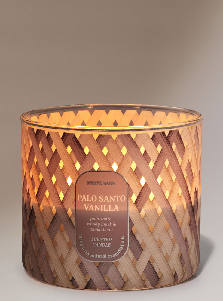 Buy Palo Santo Vanilla 3-Wick Candle Online | Bath & Body Works Thailand