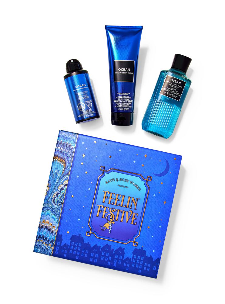 Buy Men's Ocean Holiday Gift Set Gift Set Online | Bath & Body Works ...