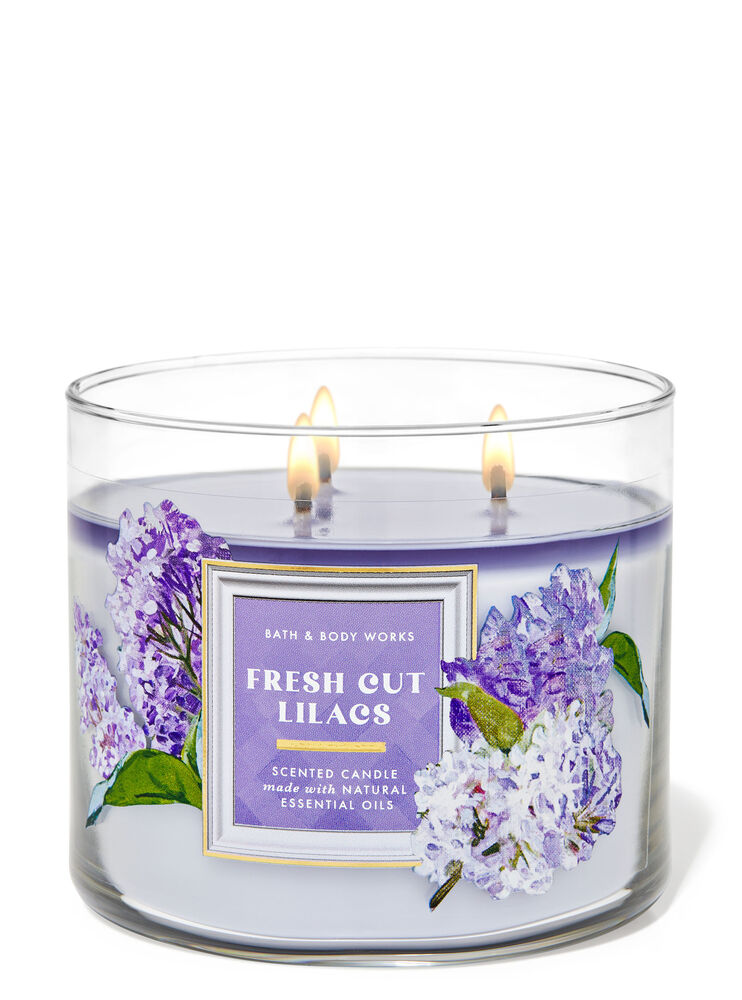 Buy Fresh Cut Lilacs 3-Wick Candle Online | Bath & Body Works Thailand