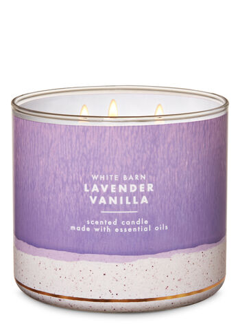 Buy Lavender Vanilla 3-Wick Candle Online | Bath & Body Works Thailand