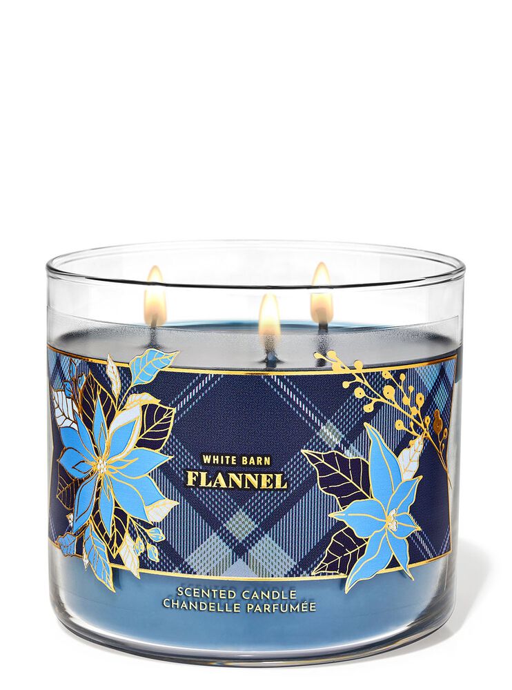 Buy Flannel 3-Wick Candle Online | Bath & Body Works Thailand