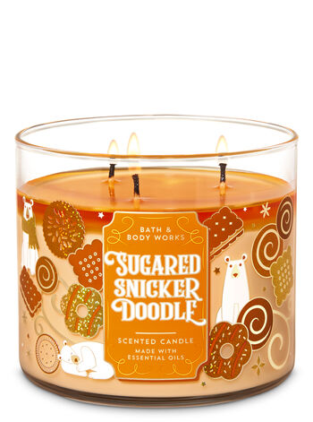 Buy Sugared Snickerdoodle 3-Wick Candle Online | Bath & Body Works Thailand