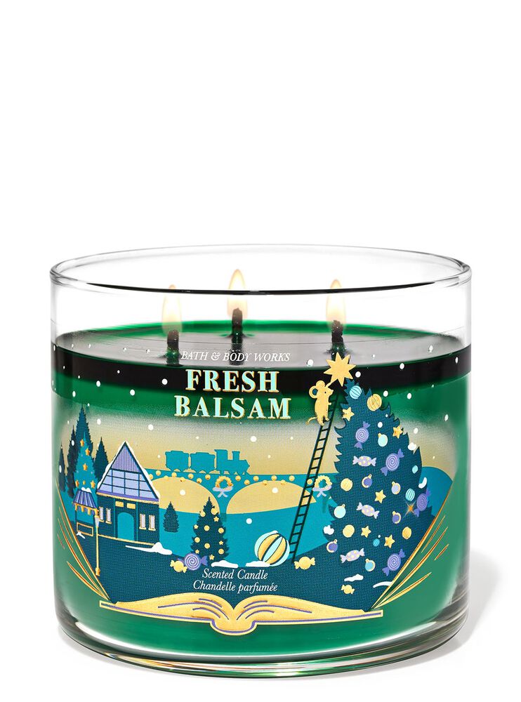 Buy Fresh Balsam 3-Wick Candle Online | Bath & Body Works Thailand