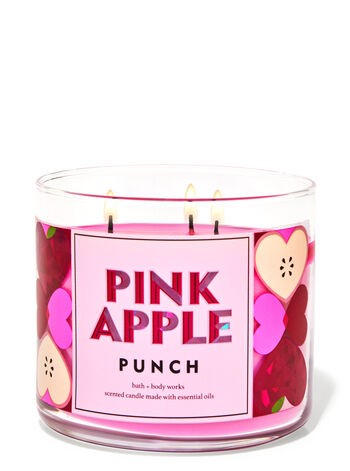 Buy Pink Apple Punch 3-Wick Candle Online | TH Bath & Body Works